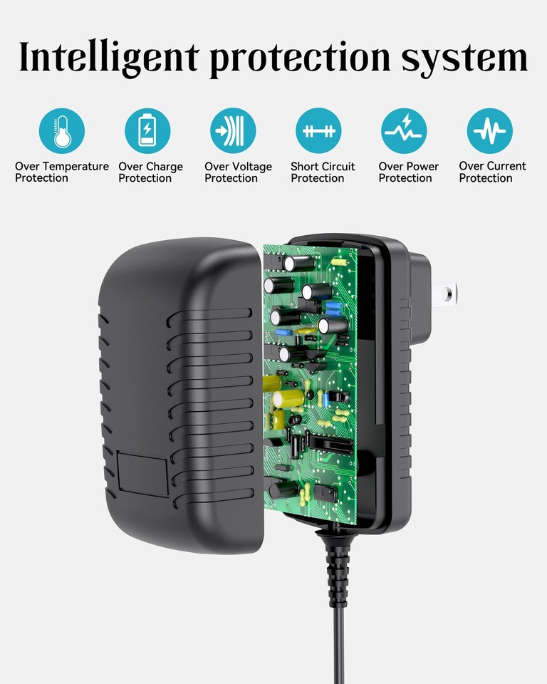 12V AC Adapter Charger for Linksys Cisco Router E2500 E3000 E3200 E4200 ...
