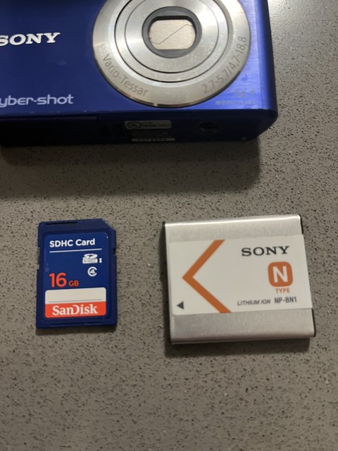 Sony Cyber-shot DSC-W530 14.1MP Digital Camera - Blue for sale online ...