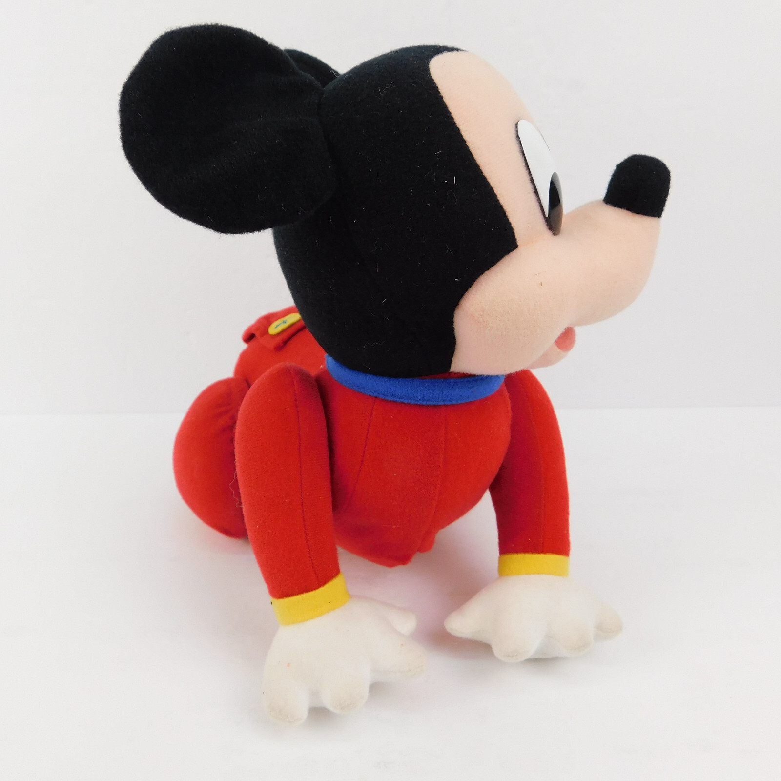 Vintage Disney Crawling Battery Operated Baby Mickey Mouse in PJs 1995 ...