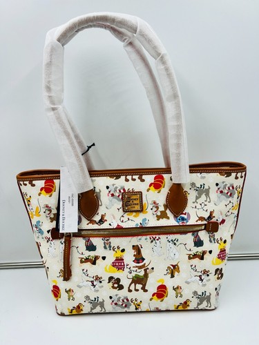 Disney Dooney Dogs Santa Tails Christmas Holiday Tote Bag Purse | eBay