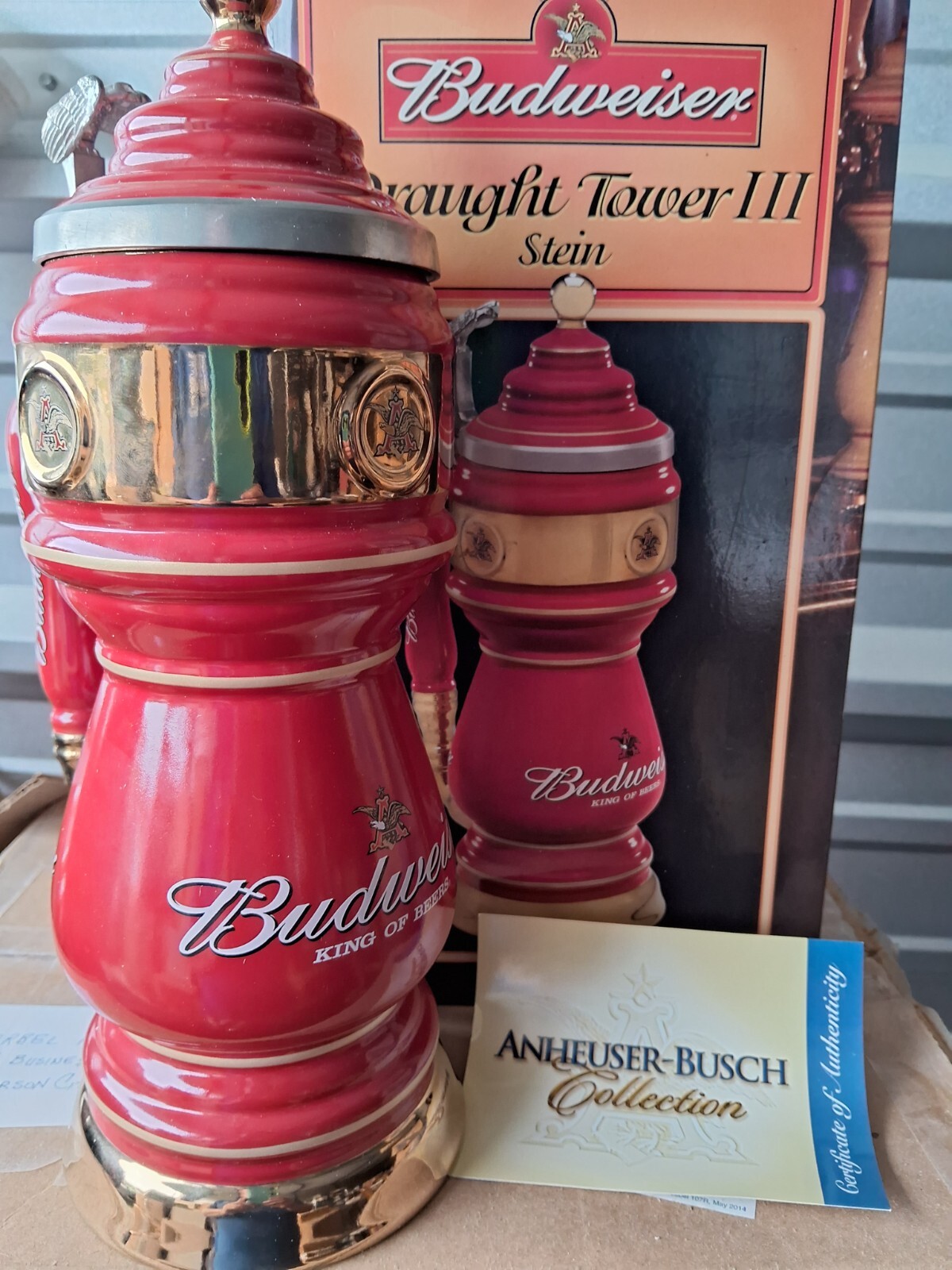 Vintage 2004 Anheuser Busch Draught Tower III Budweiser Beer CS615 ...