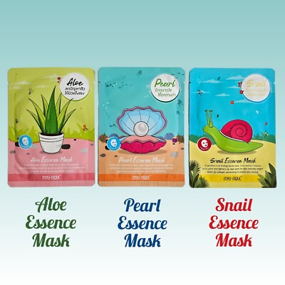 BEAUTY FACE MASK COMBO - 3 Facial Tencel Sheets, Eco Friendly - Aloe ...