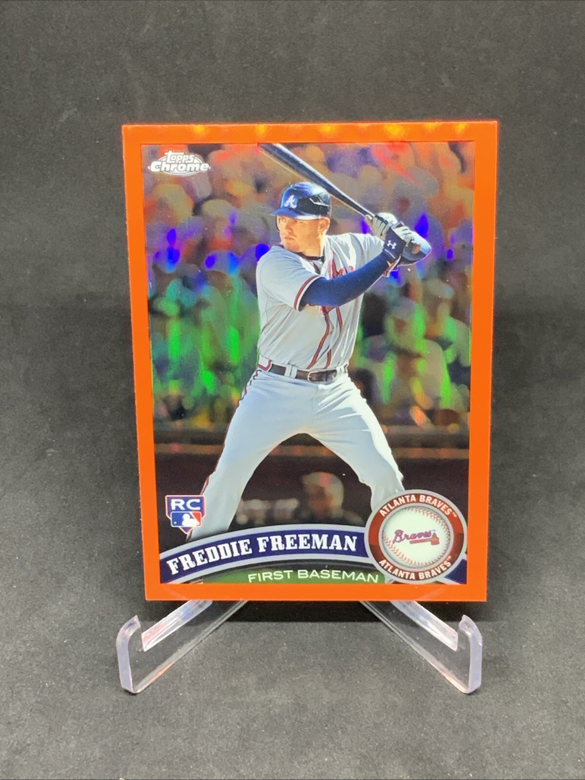 Freddie Freeman 2011 Topps Chrome Orange Refractor Rookie Card | eBay