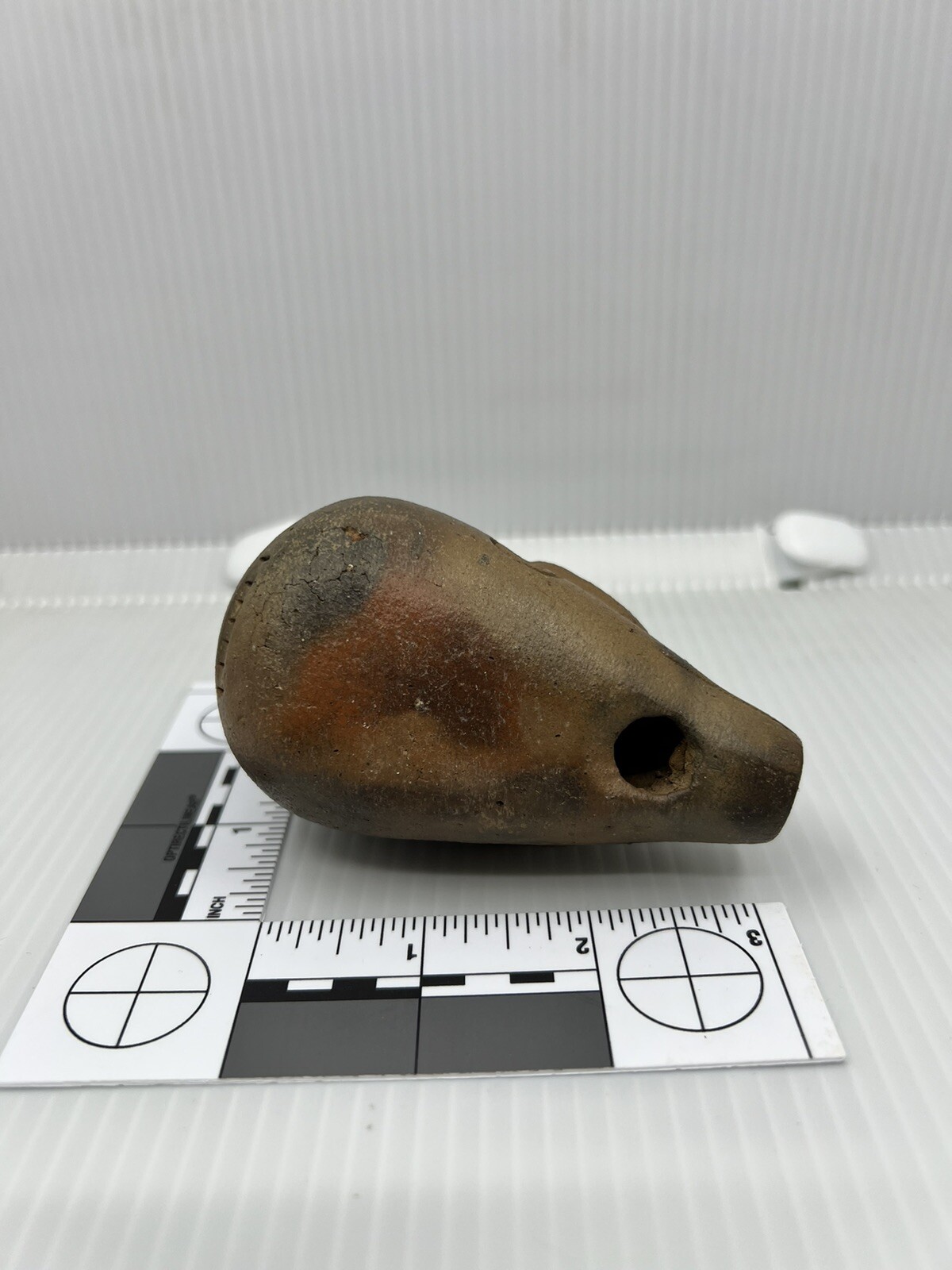 South American Folk Art Ocarina Terra Cotta Clay Lizard On Flute ...