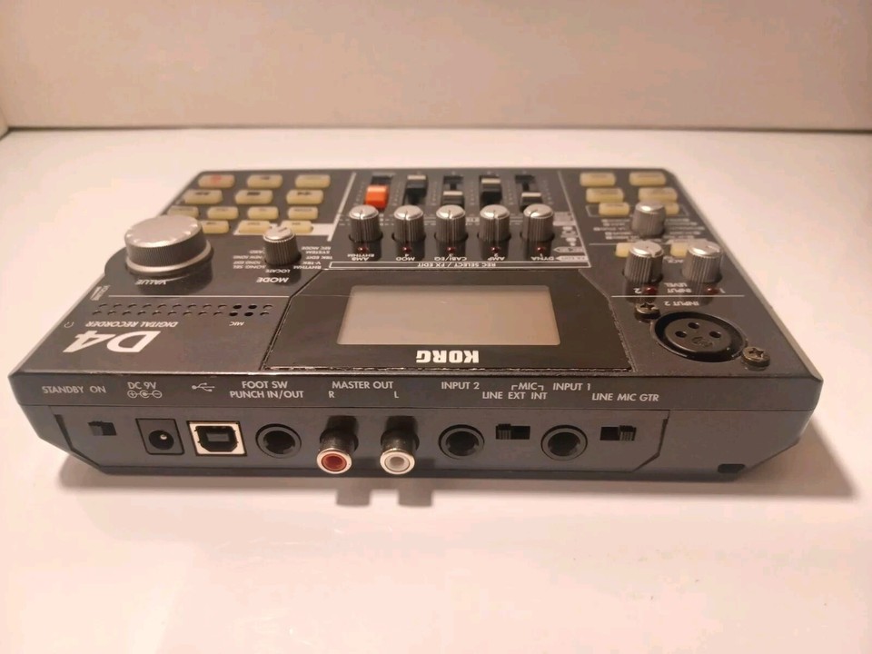 KORG D4 Digital Recorder Compact 4-track Recorder Pre-owned Korg D4 ...