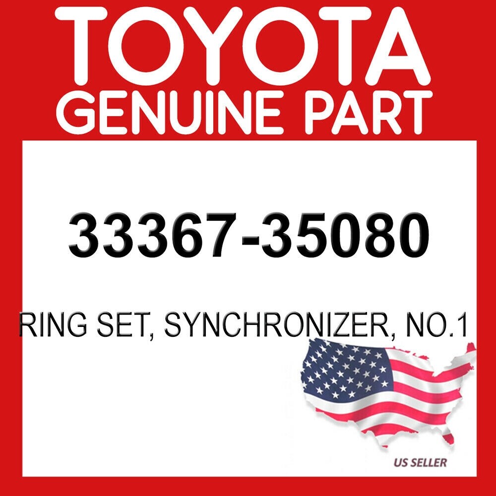 TOYOTA GENUINE 33367-35080 RING SET, SYNCHRONIZER, NO.1 OEM | eBay