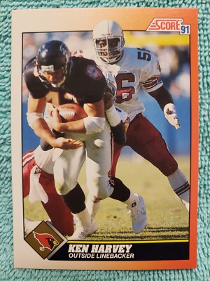 1991 SCORE KEN HARVEY #381 PHOENIX CARDINALS | eBay