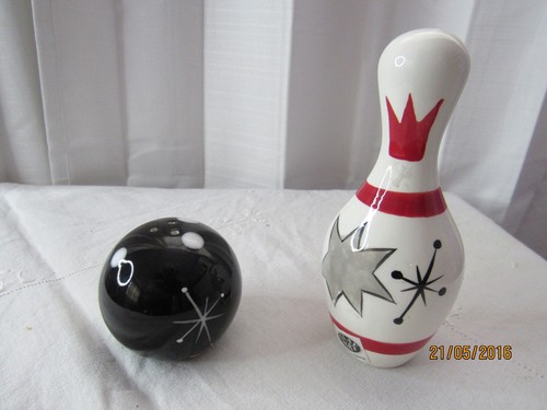 Clay Art Bowl-O-Rama salt pepper shaker set 2005 5” | eBay
