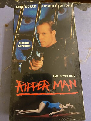 RIPPER MAN - VHS - still factory sealed movie pre-release PROMO ...
