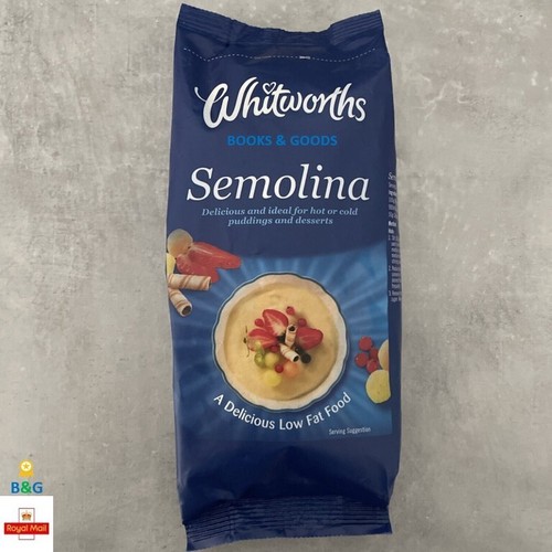 Whitworths Semolina 500G for Puddings Desserts and Sweets Vegan | eBay UK