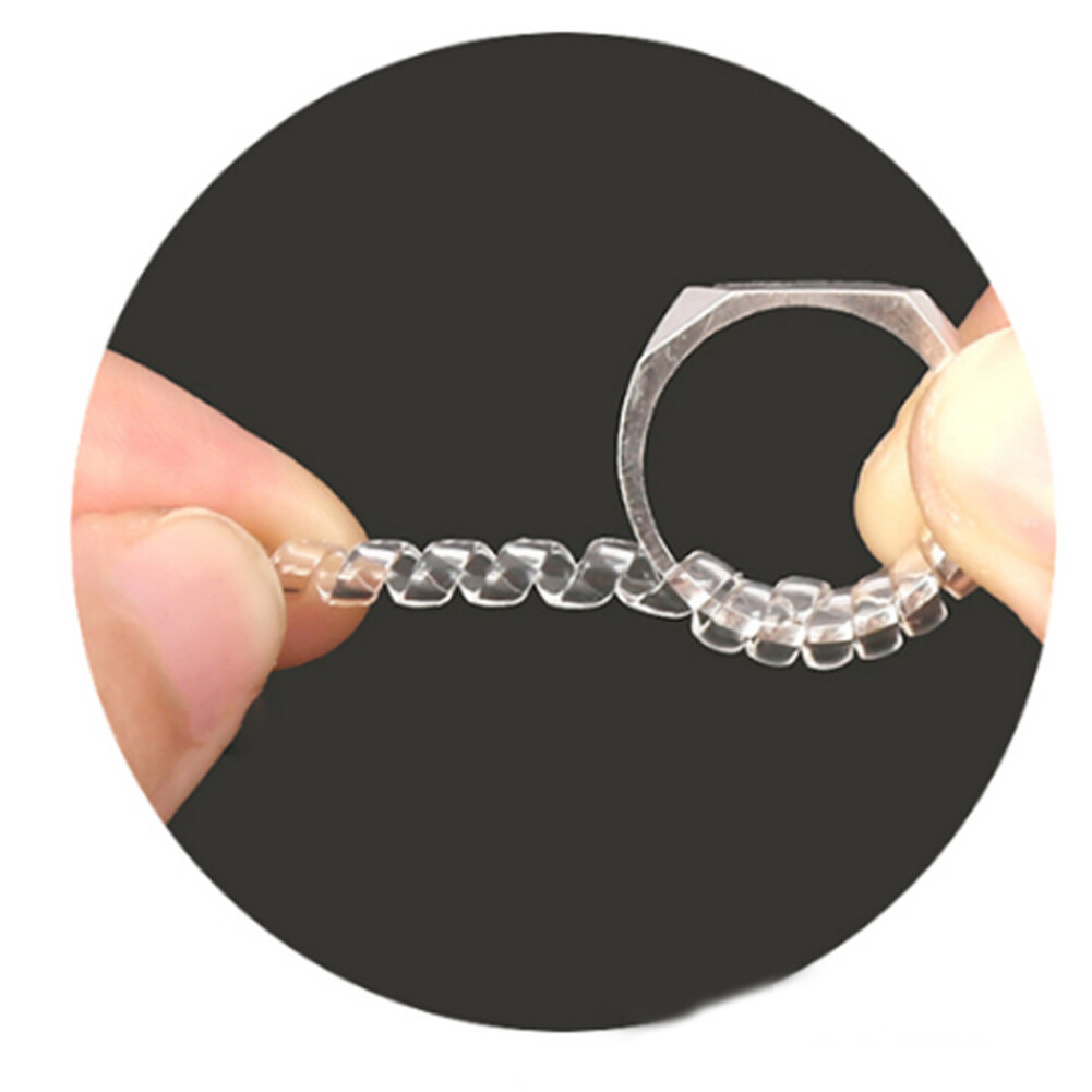 Sizes/set Clear Ring Size Adjuster Insert Guard Tightener Reducer ...
