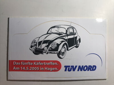 Käfer-Cabrio Aufkleber Hobby Sticker Käfertreffen Hagen 2005 Treffen ...