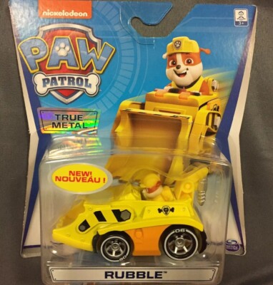 Paw Patrol True Metal Rubble Vehicle | eBay