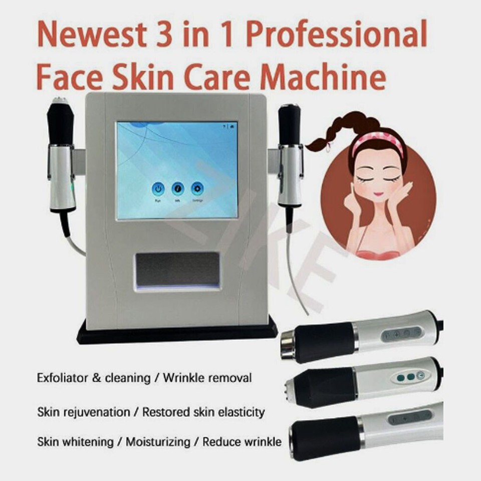 3 in1 Facial CO2 Bubble Machine Anti Wrinkle, Skin Care Beauty Spa ...