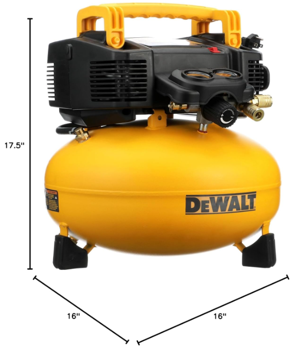 DEWALT Pancake Air Compressor, 6 Gallon, 165 PSI (DWFP55126) | eBay