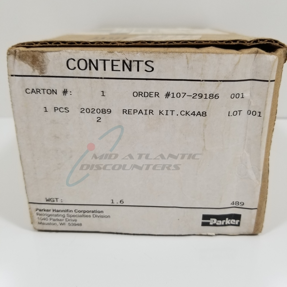 Parker CK4A-8 Check Valve Repair Kit | eBay