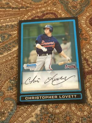 2009 Bowman Draft Picks & Prospects #BDPP6 Christopher Lovett Prospects ...