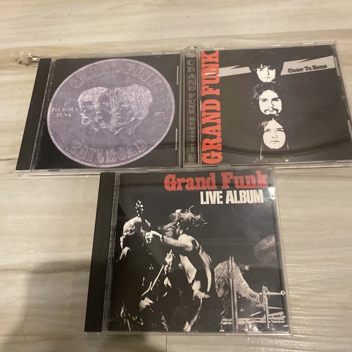 Grand Funk Railroad CD LOT - Live Holland Import E Pluribus Funk Closer ...