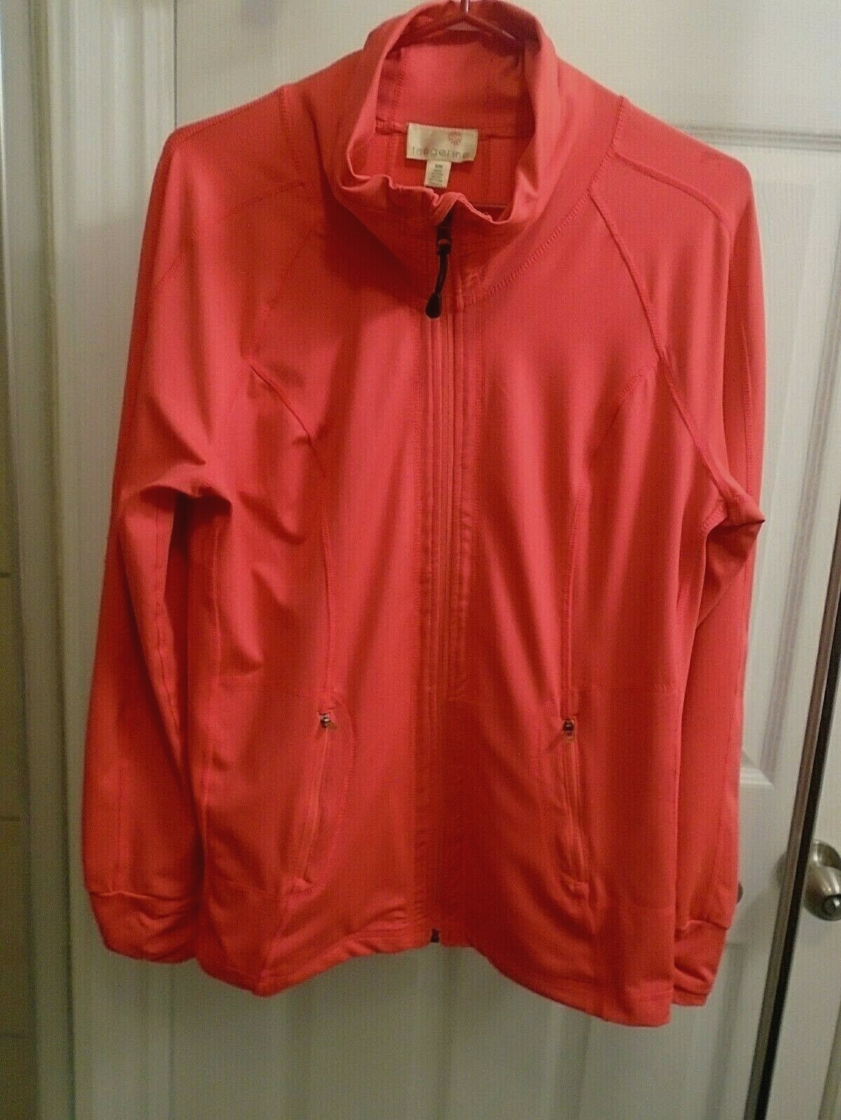 TANGERINE ACTIVEWEAR DEFINE JACKET SZ MEDIUM ORANGE CORAL FREE SHIPPING ...