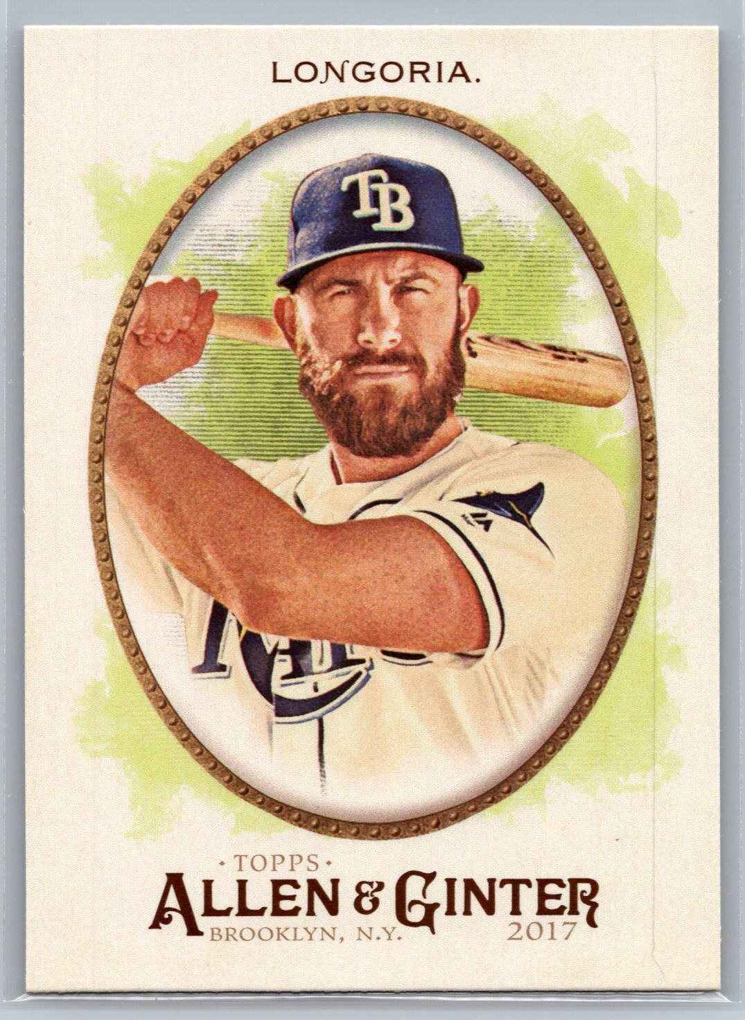 2017 Topps Allen & Ginter Baseball #292 Evan Longoria Tampa Bay Rays | eBay