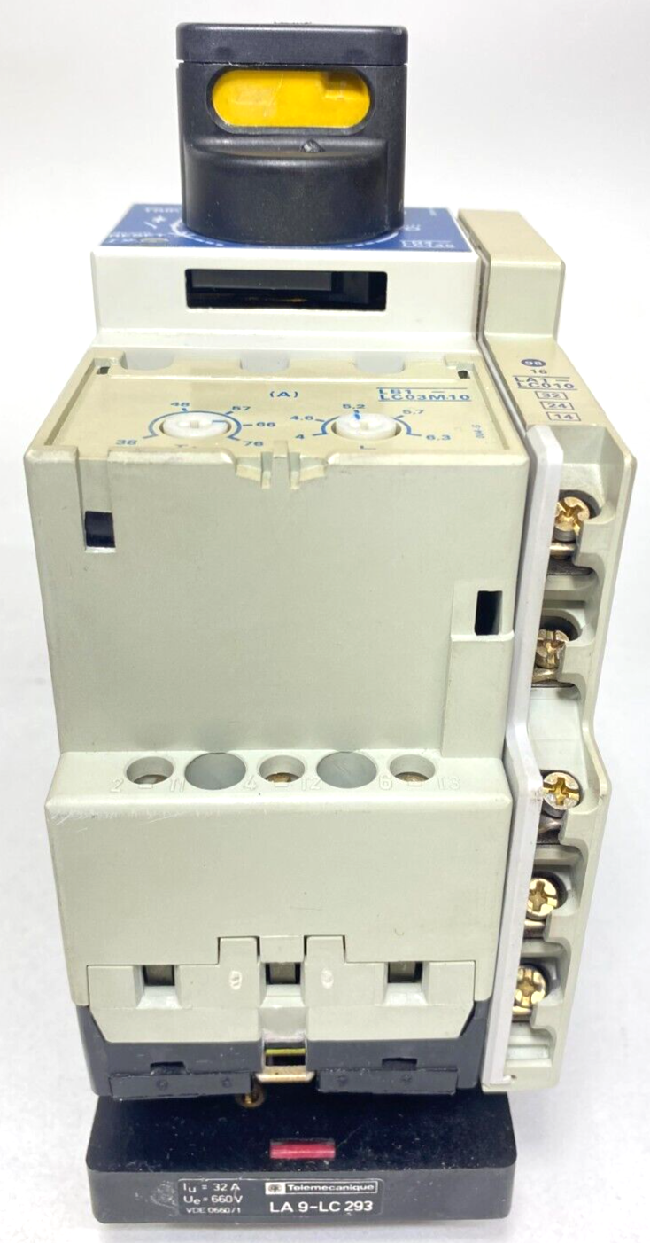 Telemecanique LD4-LC130 120V-Coil Integral 32 Motor Starter 3P 600V 4-6 ...