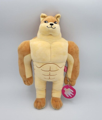 Youtooz Swole Doge Plush 1 ft Shiba Inu Dog Certified Plushie New W ...