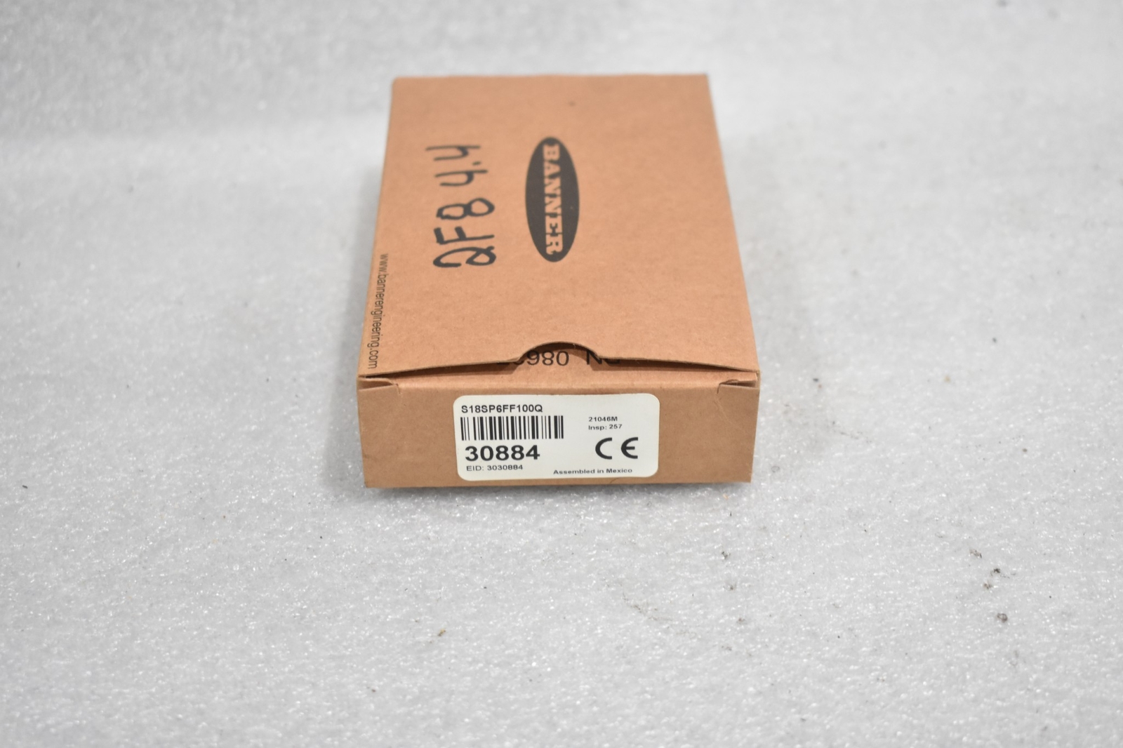 BANNER ENGINEERING S18SP6FF100Q PHOTOELECTRIC SENSOR 10-30VDC, 4" RANGE ...