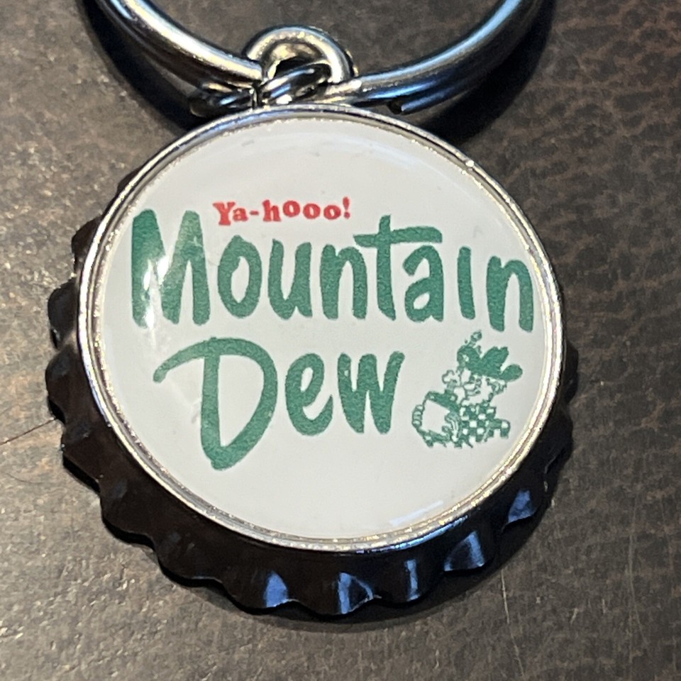 Vintage Mt. Dew Hillbilly Ya-Hoo Bottle Cap Style Keychain | eBay