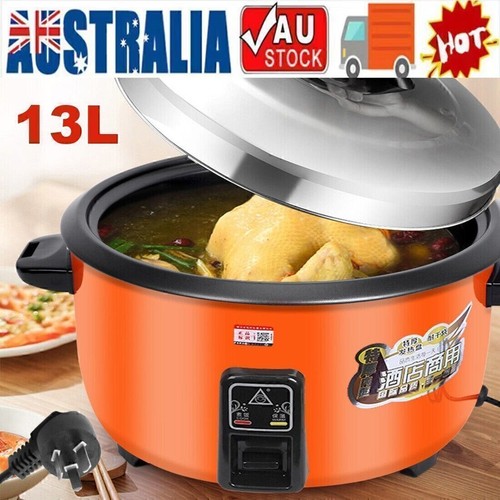 13L Commercial Rice Cooker Restaurant Hotel Large Capacity Steamer Non ...