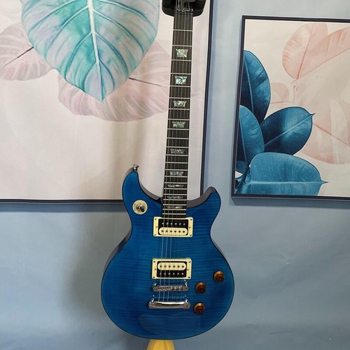 Blue Tak Matsumoto DC Electric Guitar Solid Body Open HH Pickups ...