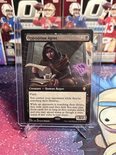 MTG Opposition Agent (Extended Art) Near Mint Normal Commander Legends ...
