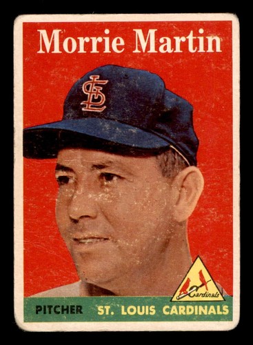 1958 Topps Baseball #53 Morrie Martin PR *d2 | eBay