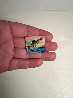 Vhtg Cracker Jack Vari Vue Made USA Fish Flicker Tilt Card Lenticular ...