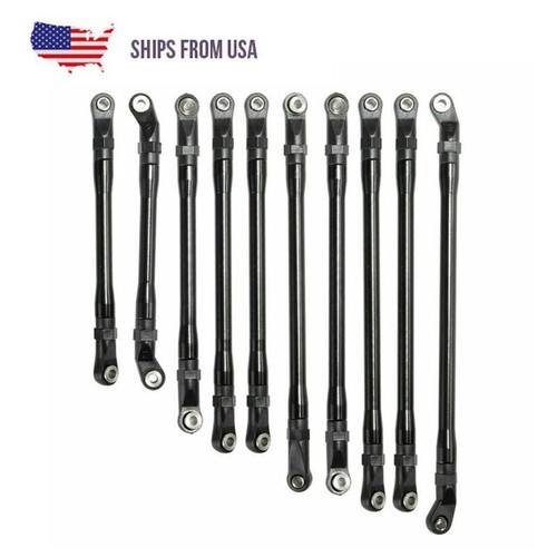 Metal Complete Rod Link Linkage Set for Axial SCX10 II AX90046 1/10 RC ...