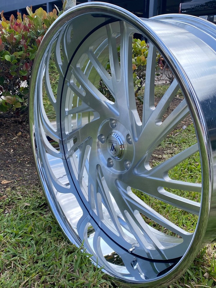 26x10 26x9 Staggered Asanti AF868 Multi Spoke Forged Wheels 5x127 ...