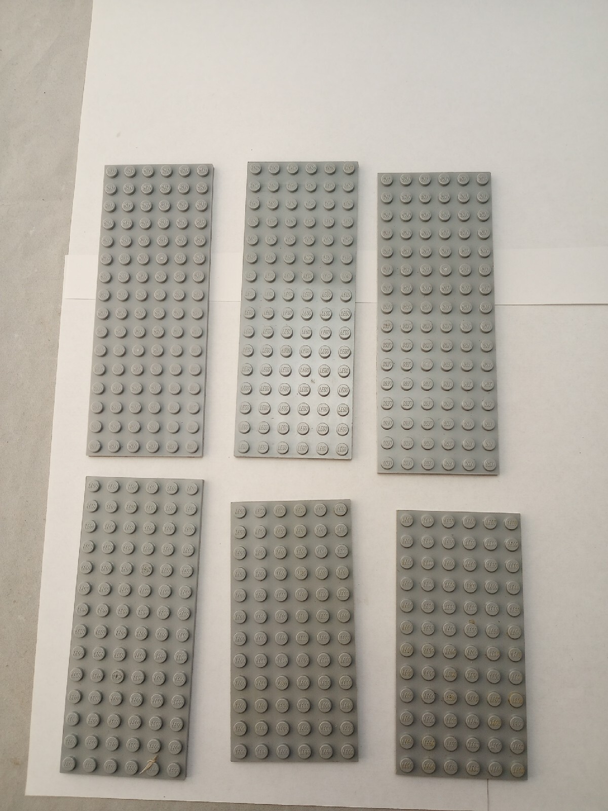 Lego 6x12 And 6x14 Light Bluish Gray Plate Lot #603 | eBay