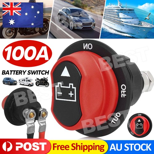 Mini Battery Master Switch For Marine, Auto, RV 12, 24v Boat Rotary ...