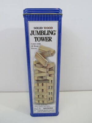 Cardinal Solid Wood Jumbling Tower 48pcs. (Pg90E) | eBay