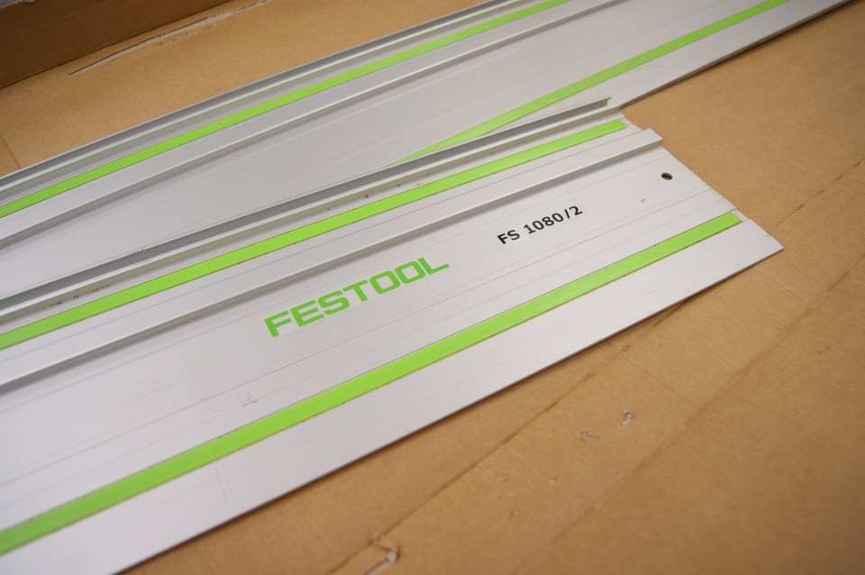2 Festool FS-1900/2 & FS 1080/2 Guide Rails, 75" & 42.5" PICK-UP ONLY ...