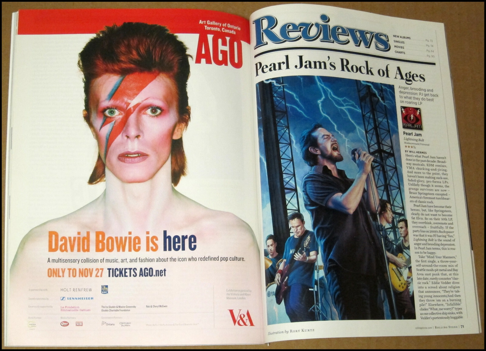 10/24/2013 Rolling Stone Magazine Andrew Lincoln The Walking Dead Elton ...