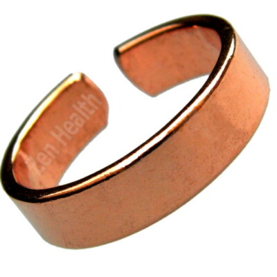 100% Pure Copper Ring Arthritis Pain Relief Healing Adjustable Non ...