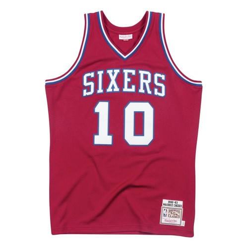 Philadelphia 76ers Maurice Cheeks Mitchell & Ness Red 1982/83 Authentic ...