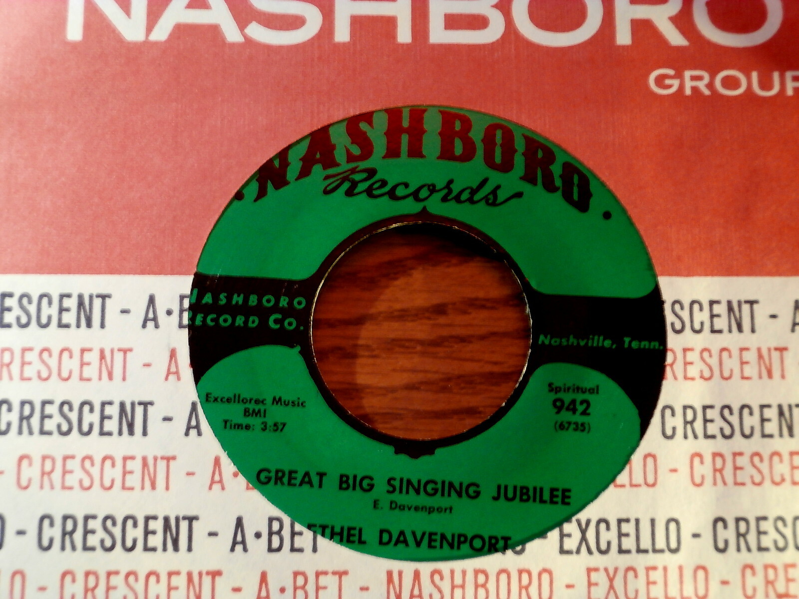 ETHEL DAVENPORT~ GREAT BIG SINGING JUBILEE~ ONE OF THE BEST~ BLACK ...