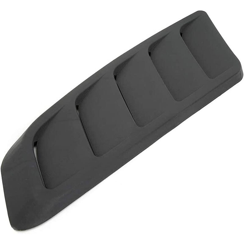 2X Air Flow Intake Hood Scoop Bonnet Vent Cover Universal Black Car ...