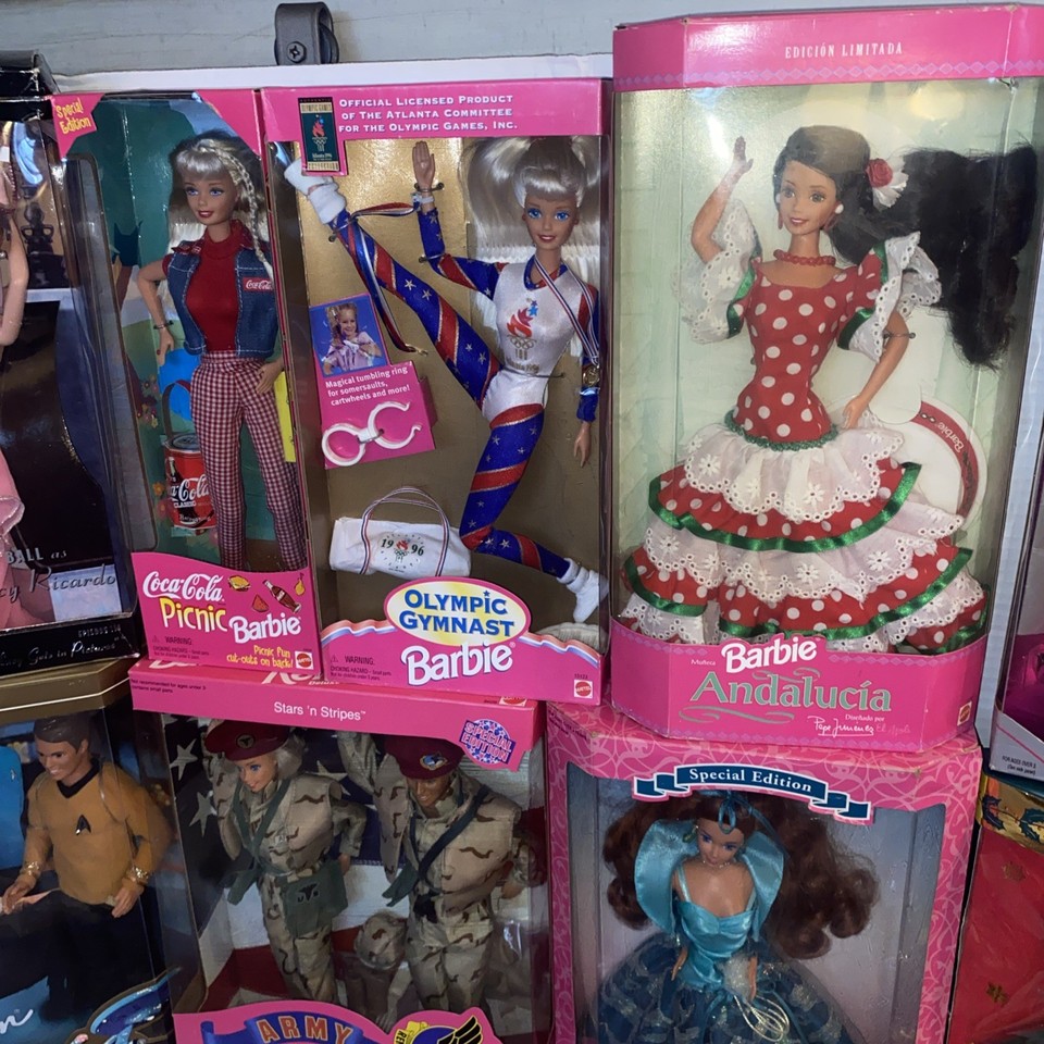 Barbie/Doll Lot Of 24: Emerald Elegance I Love Lucy Harpist Angel ...