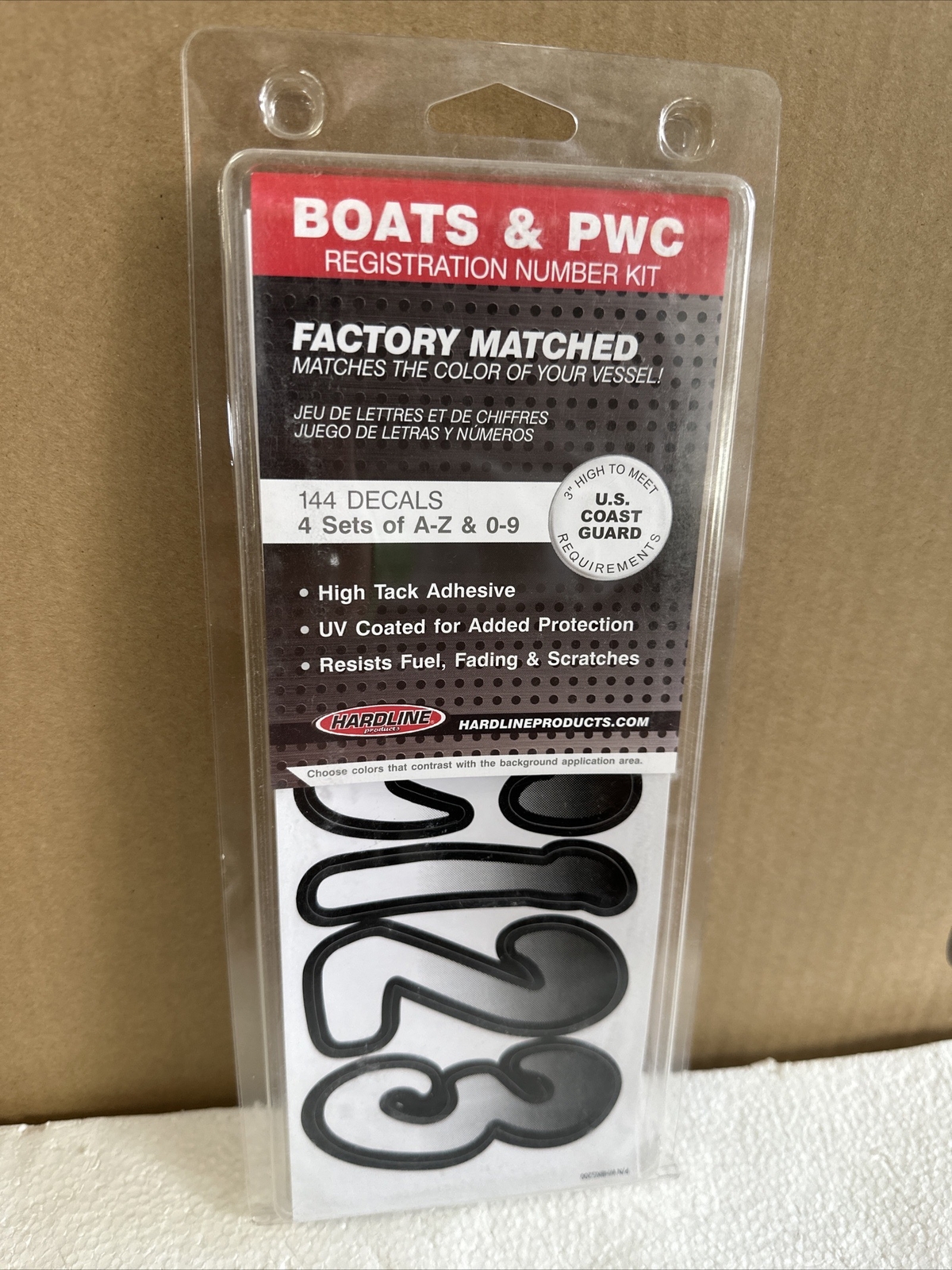 NEW Factory Matched Numbers Letters - 4 Sets - White/Black - Part ...