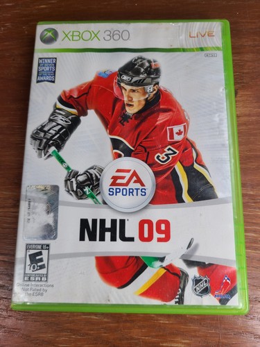 NHL 09 (Xbox 360, 2008) Complete w/ Manual CIB Tested + Working Hockey ...