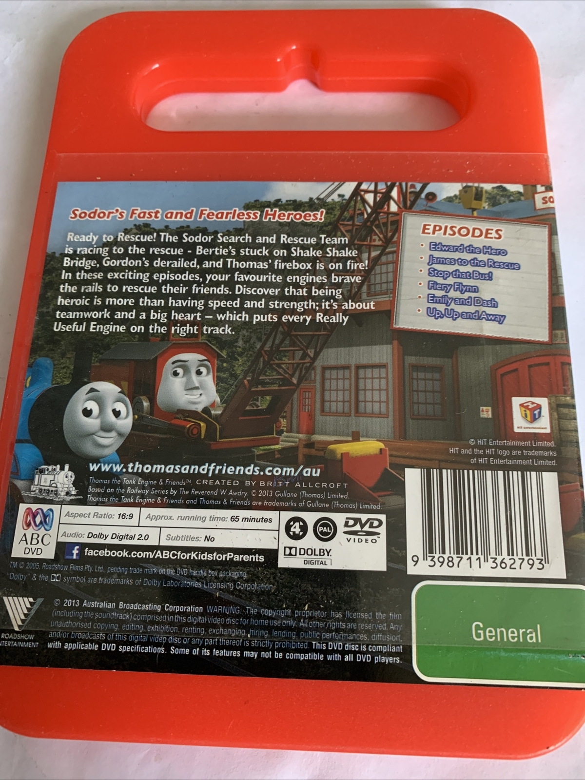 Thomas & Friends - Rescue On The Rails (DVD, 2010)(b52/8) free post ...