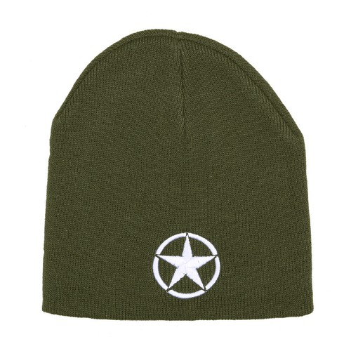 US Esercito Allied Star Patch Cap Berretto di Maglia Hat Round WWII WK2 ...