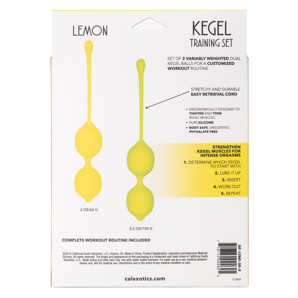 CalExotics Kegel Exerciser Weights Training Set💋Vaginal Bladder Control ...